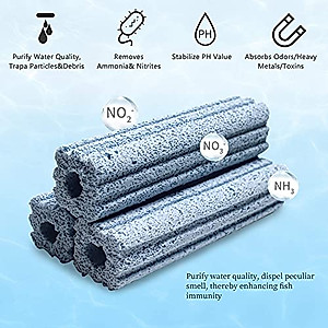 boxtech Aquarium Filter Media, Porous Nano Media Filter Media for Sump Tank, Pond, Fish Tank (30 pcs)