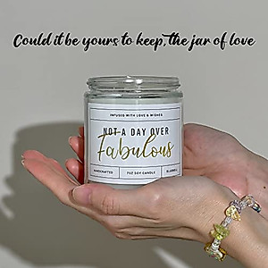 Best Friend Birthday Gifts for Women: Handmade Soy Candles for Home Scented, 7 oz, Bluebell Scent, Gifts for Wife, Mom, Best Friend, BFF, Girlfriend, Sister, Valentine's Day, Mother's Day