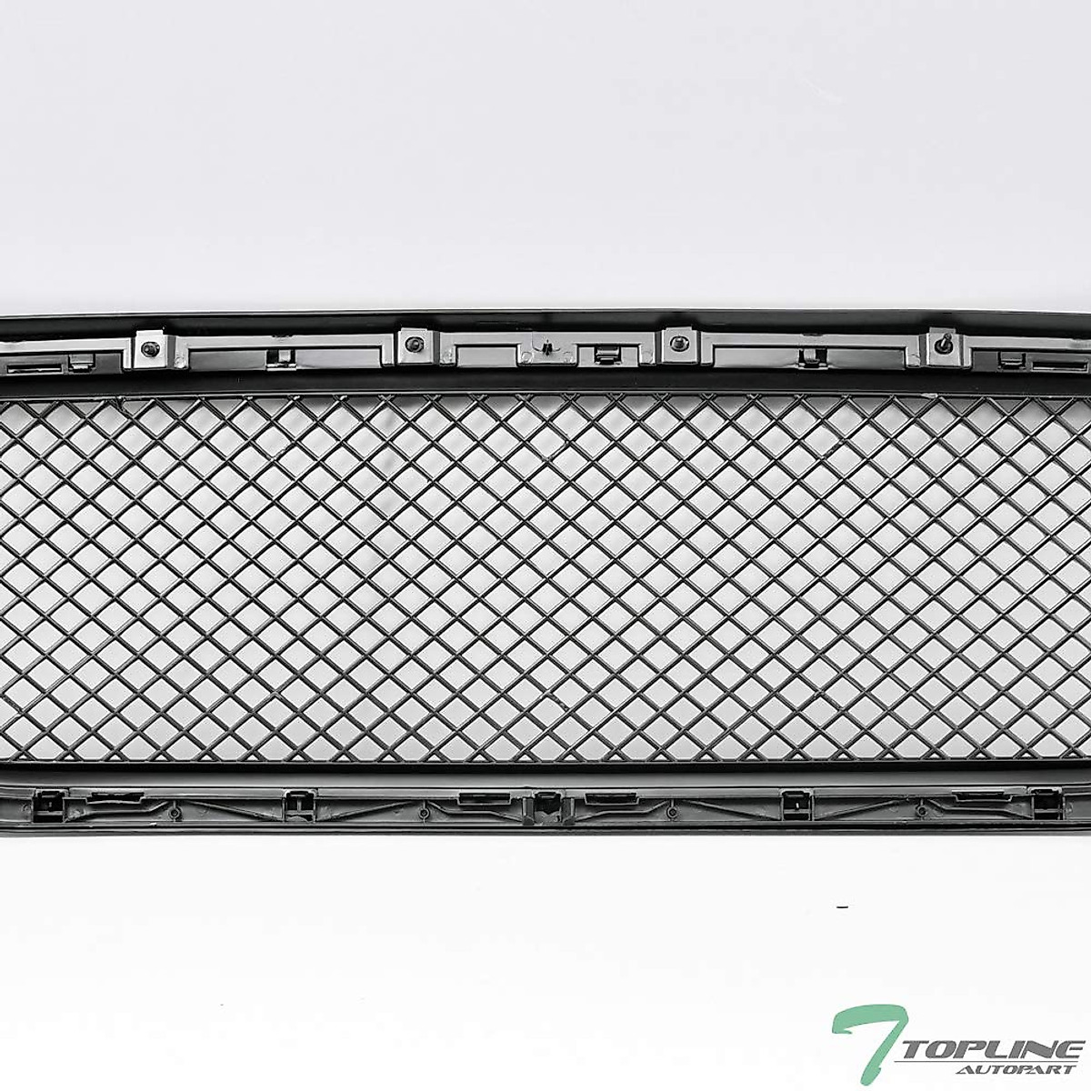 Matte Black Mesh Front Hood Bumper Grill Grille Guard ABS Compatible With 04-08 Ford F150