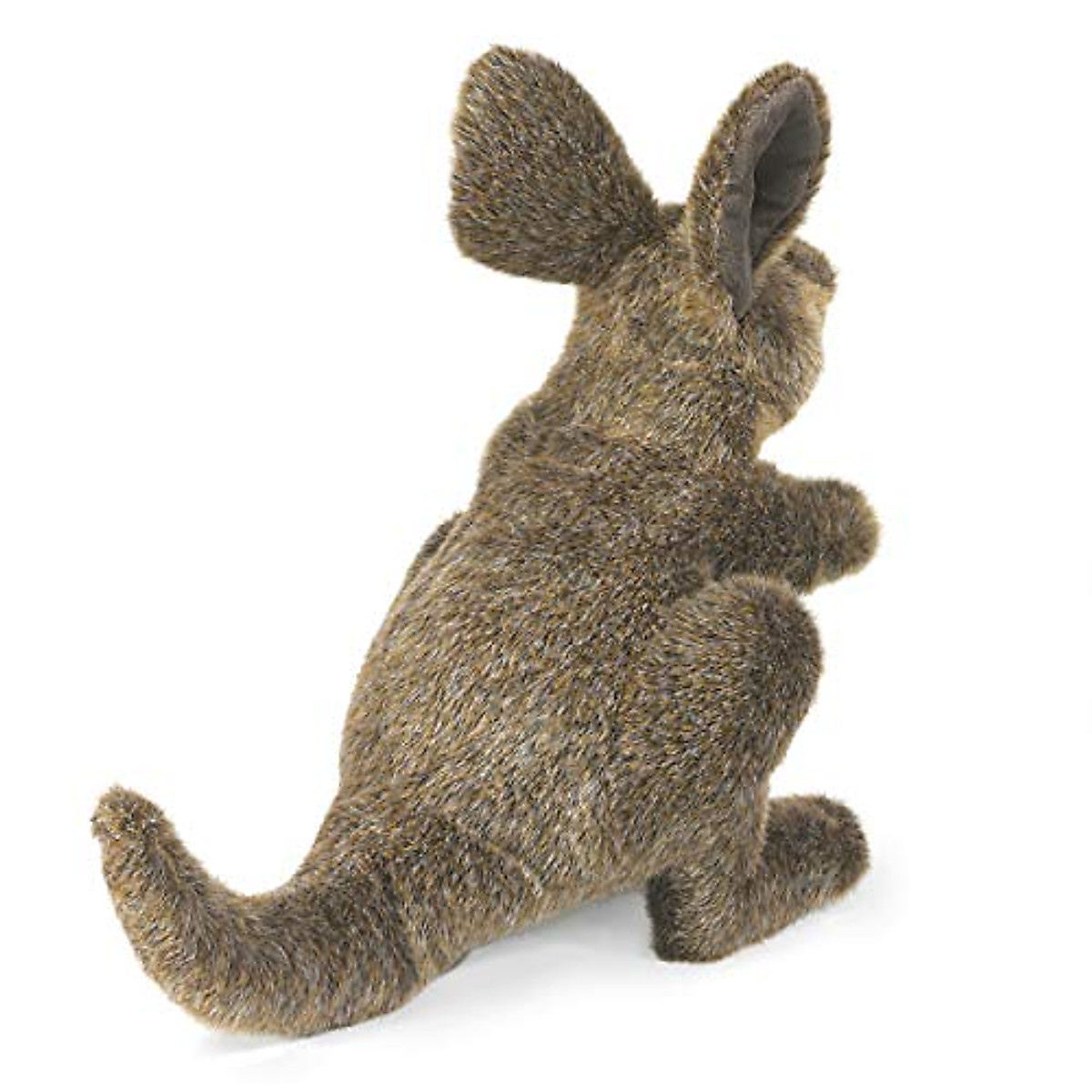 Folkmanis Small Kangaroo Hand Puppet, Brown; Tan, 1 EA