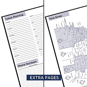 AT-A-GLANCE Academic Planner 2021-2022, AT-A-GLANCE Monthly Planner, 8" x 12", Large, for School, Teacher, Student, DayMinder, Black (AY200)