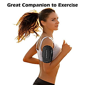 Simptech Running Phone Armband, Sweatproof Workout Phone Holder Fits iPhone 14/13/Pro Max/Plus/Mini/12/11/SE/XR