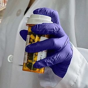 1st Choice Nitrile Disposable Gloves, 3 Mil Indigo Box of 100 Small Nitrile Gloves Disposable Latex Free - Medical Gloves