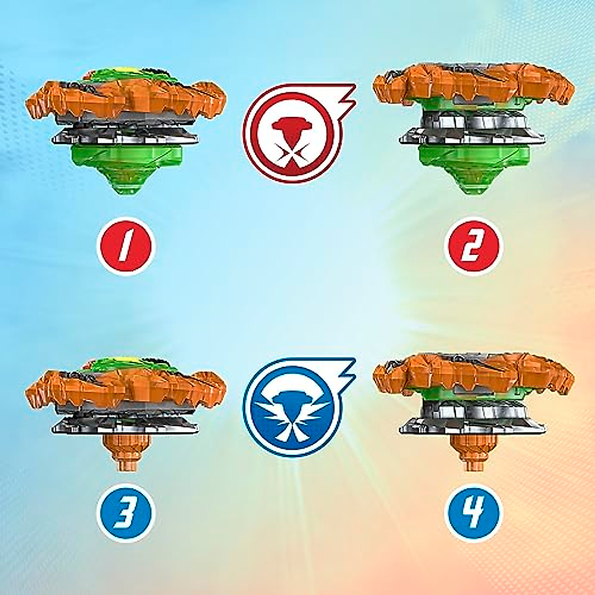 Beyblade Burst QuadStrike Light Ignite Battle Set, with Beyblade Stadium, 2 Spinning Tops, and 2 Beyblade Launchers, Toys for 8 Year Old Boys & Girls & Up (Amazon Exclusive)