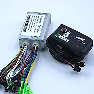 Bike Fender 36V/48V 250W E-Bike Brushless Motor 790 Controller BLDC Motor Driver+790LED Display Mud Guards (Color : 36V Set)