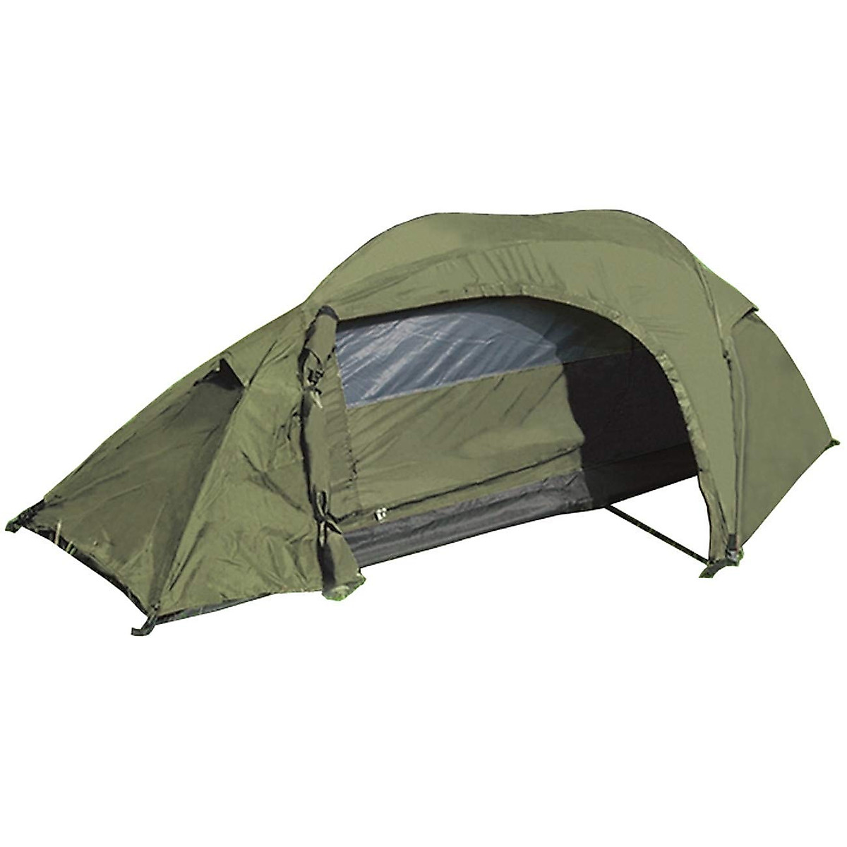 Mil-Tec Recom 1-Man Tent, Olive Green, 240 x 135 x 85 cm