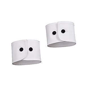 Huliyhus Fake Collar Detachable Dickey Collar Lapel Choker Peter Pan Necklace False Collar and Wrist Cuffs Detachable False Sleeves (Type 2)