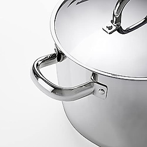 IKEA Thick Base/Aluminium/Stainless Steel Pot with lid,5L_Sold by Bunnings Home