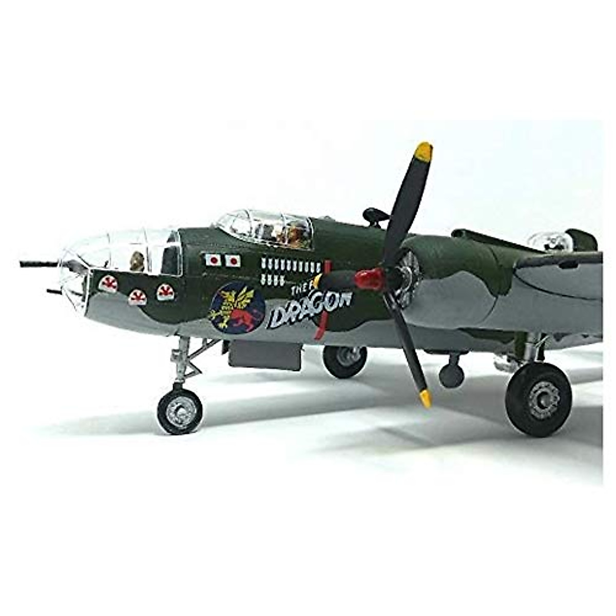 Atlantis B-25 Mitchell WWII Bomber Plastic Model Kit 1/64 Toy and Hobby