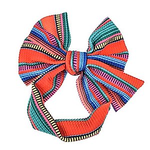 Vividsun Baby Girl Bows Headbands Newborn Infant Toddler Hairbands Hair Accessories (Rainbow)