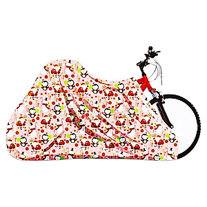 1 Plastic Christmas/Holiday Bike Gift Bag, 60x72