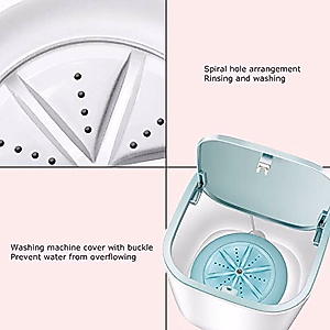 Clothes Washing Machine, Desktop 5V 18W Portable High Efficiency USB Charging Laundry Washer, for Cleaning Underwear Washing Socks Cleaning Baby Clothes
