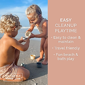 My Little North Star Baby Stacking Cups - (8 Pack) Toddler Stackable Nesting Toy Cup Set with Numbers, Patterns & Pastel Colors - Montessori Infant Fun Educational Bath Toys for Boys & Girls Toys