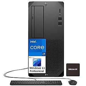 HP Envy Desktop Computer, Intel Octa-Core i7-11700F up to 4.9GHz, 64GB DDR4 RAM, 1TB HDD+ 1TB PCIe SSD, GeForce GTX 1660 Super 6GB GDDR6, Wi-Fi 6, Bluetooth 5.0, Windows 11, Conference Webcam