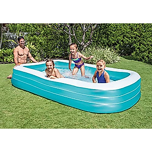 Intex Swim Center Family Inflatable Pool, 120" X 72" X 22", for Ages 6+