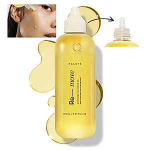 HALEYS Cleansing Oil, Removes Waterproof Makeup, Sunscreen, Impurities - Gentle & Nourishing Korean Facial Cleanser, Makeup Removal with Olive Oil & Vitamin E - All Skin Types (Sensitive)
