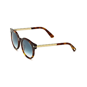 Tom Ford Sunglasses - FT0435 Janina 52P - Havana/Gradient Blue (51/22/140)