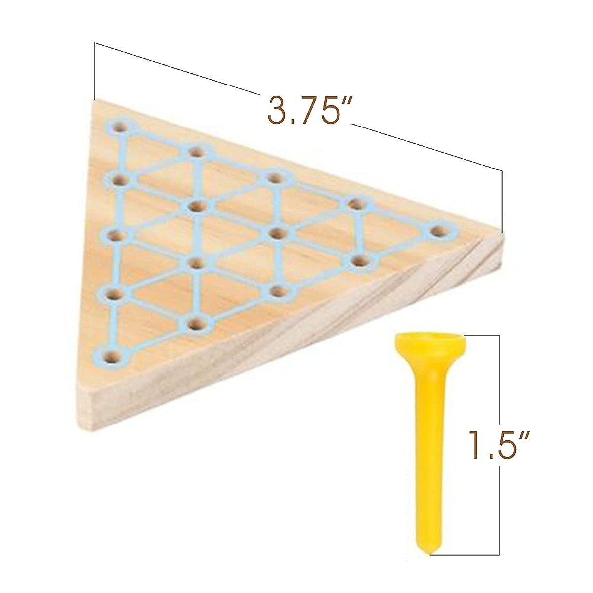 Gamie Peg Game for Kids, Set of 2, Fun Board Games for Kids and Adults, Made Wood and Plastic, Kids’ Learning Toys for Boys and Girls, Unique Games for Family Game Night