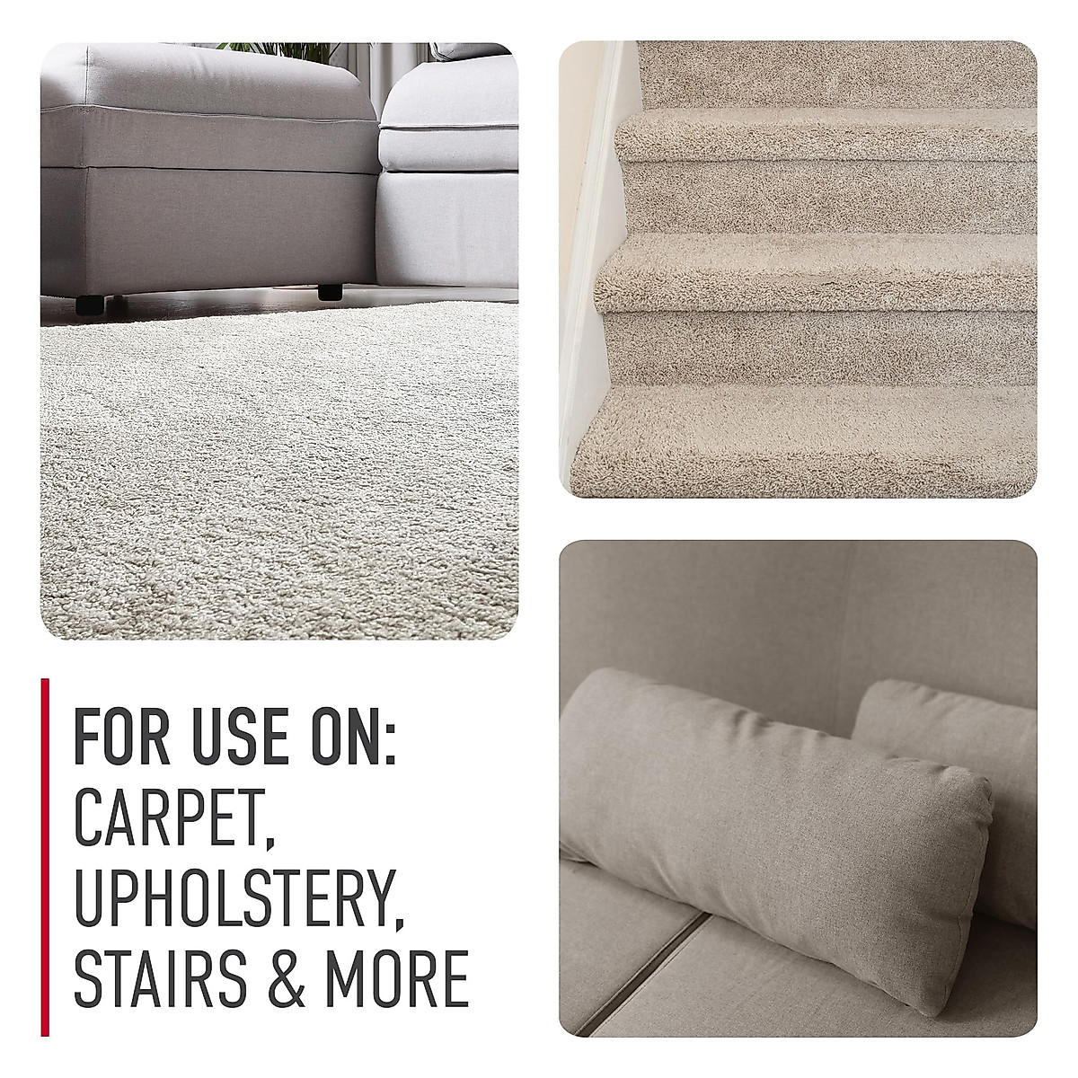 Hoover Oxy Pet Urine & Stain Eliminator Carpet Cleaning Shampoo, Concentrated Machine Cleaner Solution, 50oz Formula, AH31955, White