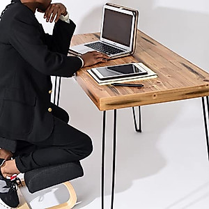 Sleekform Folding Desk Lightweight Portable Wood Table, Small Wooden Foldable No Assembly Required