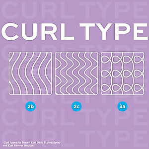 John Frieda Anti Frizz, Frizz Ease Dream Curls Daily Styling Spray for Curly Hair, Magnesium-enriched Formula, Revitalizes Natural Curls, 6.7 Ounce