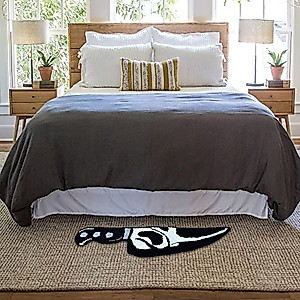 Snoiluo Scary Horror Figure Rug Bed Front Rugs Polyester Home Decoration Doormats (45IN)