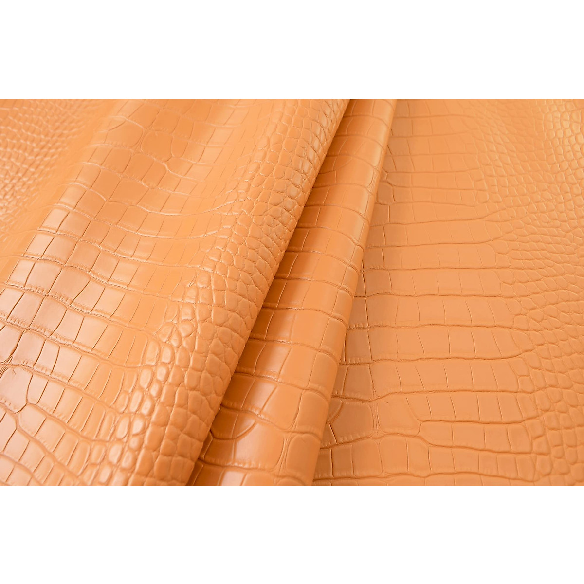 Wento Alligator Skin PU Leather Fabric Faux Leather Fabric Crocodile Fabric Leather Upholstery Fabric by The Yard
