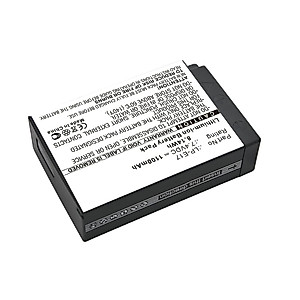 Synergy Digital Camera Battery, Compatible with Saramonic VmicLink5-RX Receiver Digital Camera, (Li-ion, 7.4V, 1100mAh) Ultra High Capacity, Replacement for Canon LP-E17 Battery