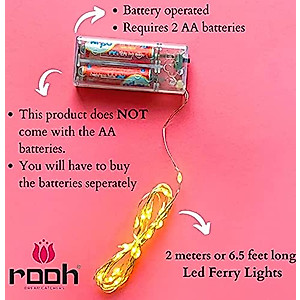 Rooh Dream Catcher ~ Neon 4 Tier with Pretty Lights ~ Handmade Hangings for Positivity (Can be Used as Home Décor Accents, Wall Hangings, Garden, Car, Outdoor, Bedroom, Windchime)