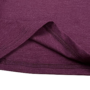 LOOKFACE Women Racerback Graphic Tank Tops Cute Cami Shirt Wine Red Medium