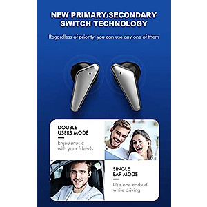 Astren Zyre Noise Cancelling Wireless Earbuds with Mic, Bluetooth 5.0, and Quick Charging Case, IPX5 Waterproof and Sweat Resistant for Running, Exercise, Sports, 8 Hour Playback