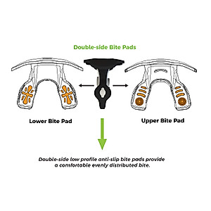 COOLLO SPORTS Lip Guard Mouthguard 3-in-1 TRANSFORMER Pacifier Football Mouthpiece Sports Lip Protector for Adults & Youth USA Flag & Fangs mouthpiece (Case Included) (Blue Camo (Two Layers))