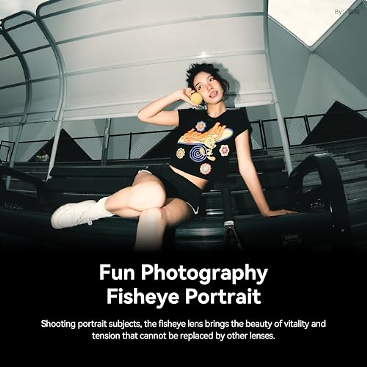 Brightin Star 10mm F5.6 Fisheye Wide Angle APS-C Manual Foucus Mirrorless Camera Lens, Fit for Canon EOS-M Mount M, M2, M3, M5, M6, M10, M100, M50, M200 (Silver)