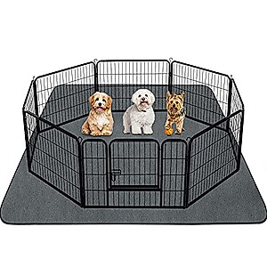 INVENHO Washable Pee Pads for Dogs 72"x72" Reusable Dog Pads Extra Large Upgrade Non-Slip Dog Pee Pads Heavy Absorbency Puppy Pee Pads Quick Dry Whelping Pads/Waterproof Puppy Training Pad