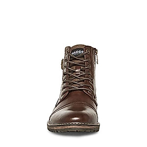 Madden Men's M-TITTAN Combat Boot, Brown, 11
