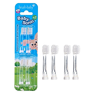 Brush-Baby BabySonic Replacement Heads (18-36 Month (Pack of 4))