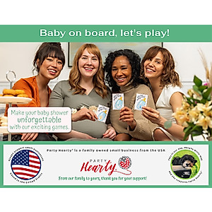 Party Hearty Baby Shower Games for Boy, 40 Emoji Scratch Off Lottery Tickets, Baby Games Ideas, Scratch Off Game, Blue