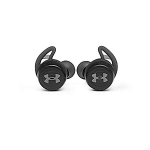 JBL Under Armour True Wireless Streak: Ultra-Compact in-Ear Sport Headphones - Black (UAJBLSTREAKBLKAM)