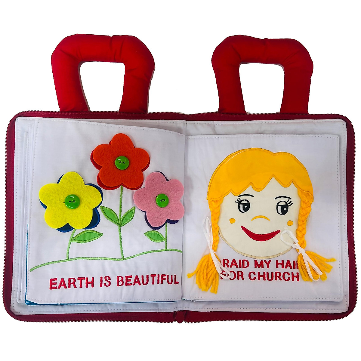 Interactive LDS Quiet Book - My Church of Jesus Christ Quiet Book by My Growing Season | Religious and Educational Soft Busy Sacrament Book for Kids | Engaging Learning Tool for Young Children