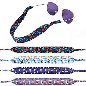 Weewooday 4 Pieces Kids Eyeglass Strap Glasses Holder Sunglasses Lanyard Retainer