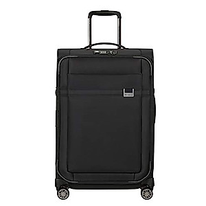 Samsonite Airea Luggage- Suitcase, Spinner M Expandable (67 cm - 81.5 L), Black (Black)