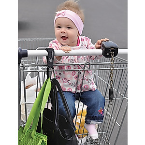 Dreambaby Clip Buddy Stroller Hook Carabiner - Bag Holder - Black- Model L271