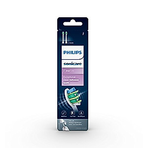 Philips Sonicare Genuine Intercare Replacement Toothbrush Heads, 2 Brush Heads, White, HX9002/65
