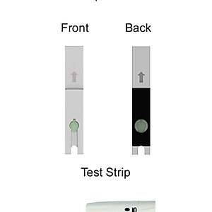Lysun BHS-201 New Upgraded Version Hemoglobin Test Strips 25pcs, White