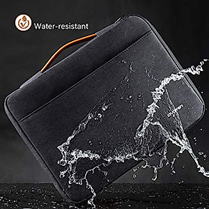 Civoten 14 Inch Laptop Sleeve Case Notebook Bag 360° Protective Handbag for 15" New MacBook Pro/Lenovo Flex 4/ThinkPad X1 Carbon L480 T480s E480/HP Pavilion X360/Dell Latitude 5490 7490 2018, Black