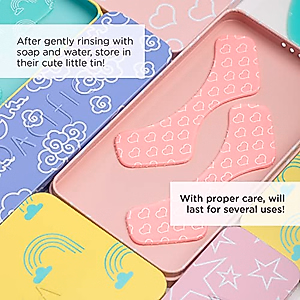 Pacifica Beauty | Reusable Undereye Mask | Silicone Mask | Vacuum Seal & Lifting Effect | Minimize Fine Lines + Wrinkles | Pair with Serum | Storage Tin Included | Vegan + Cruelty Free