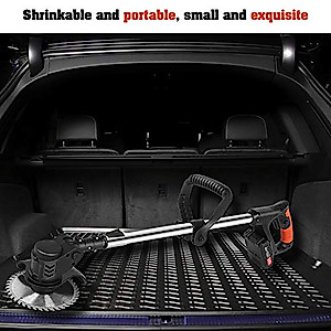 3 in 1 Weed Wacker Cordless String Trimmer - 24V Power Weed Eater Grass Trimmer with 3 Function Blades 2 Li-Ion Battery, Height Adjustable Lawn Edger Brush Cutter for Home Garden Lawn Yard