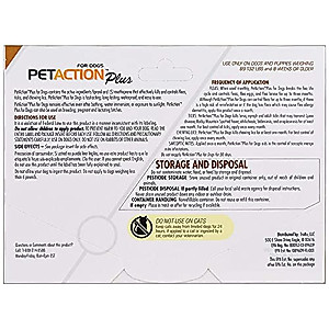 Pet Action Plus Flea & Tick Treatment for XL Dogs, 89-132 lbs, 3 Month Supply