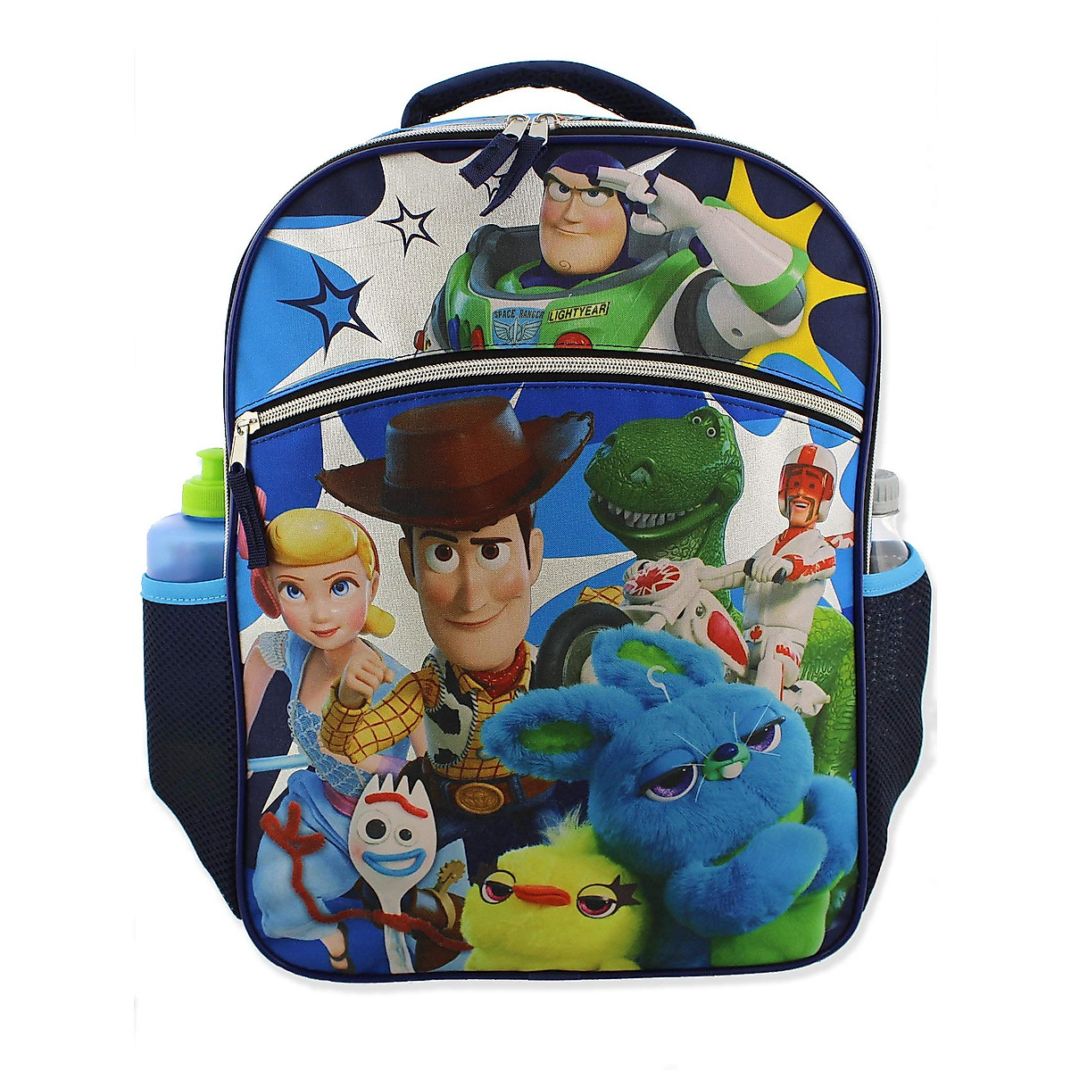 Disney Toy Story 4 Boy's Girl's 16 Inch School Backpack (One Size, Blue)
