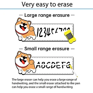 Magnetic Dry Erase Whiteboard for Fridge(Set of 6),Cats and Dogs Funny Magnetic,Small Magnet Fridge Message Boards for Kitchen Refrigerator Reminder Sticker, Planner, Grocery List